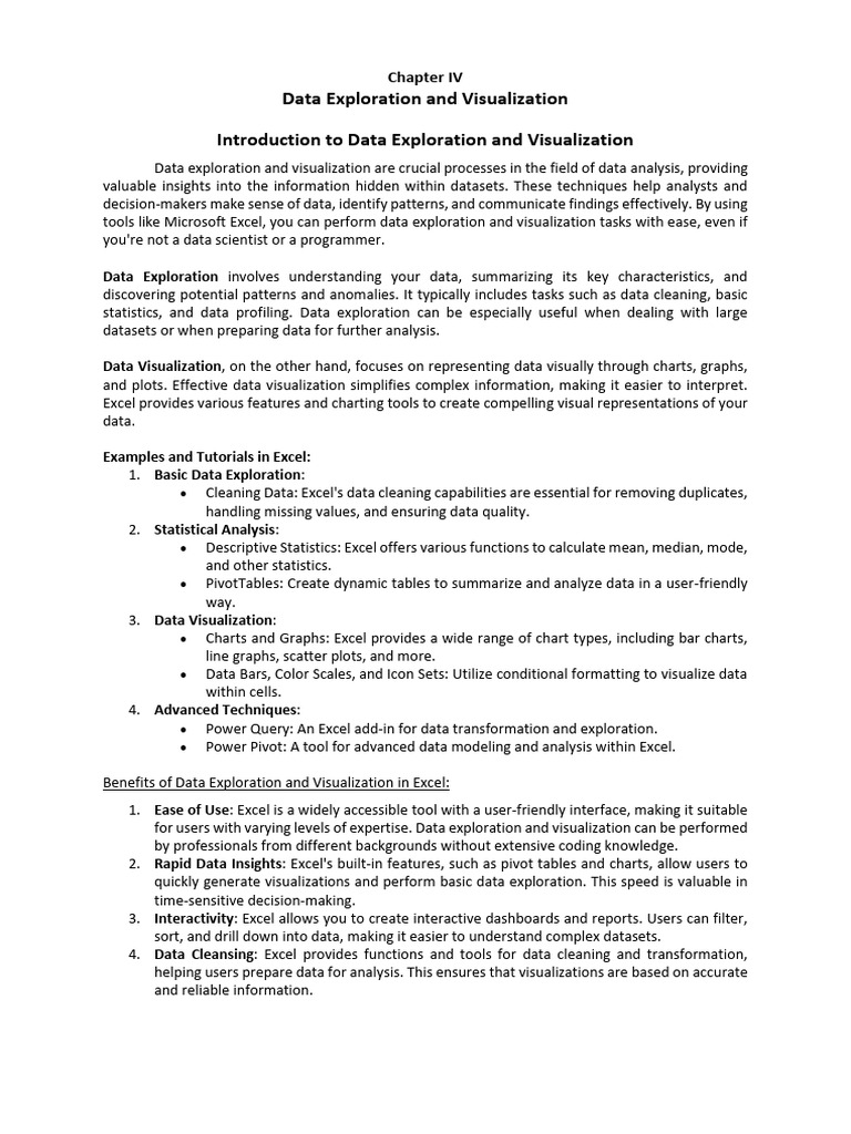 Chapter 4 Data Exploration and Visualization 2 | PDF | Data Science | Data Analysis