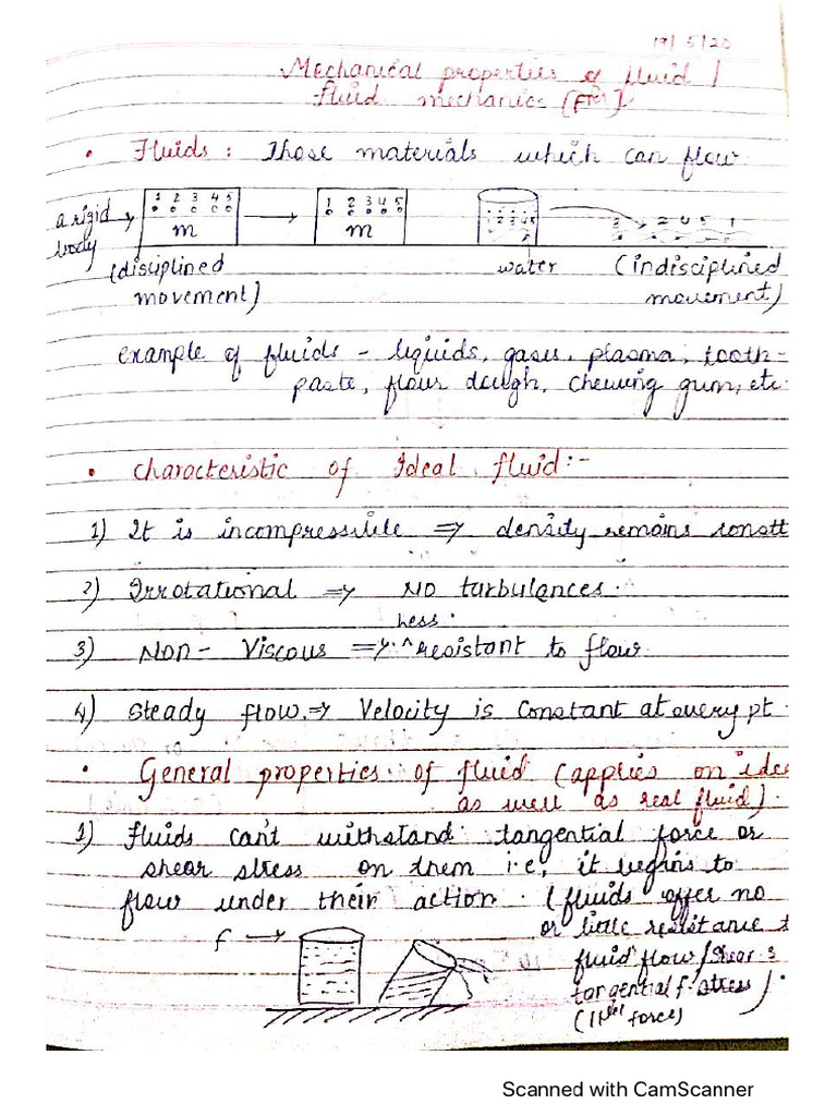 Mechanical Property of Fluid | PDF