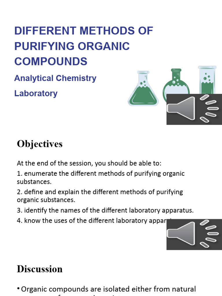 AnaChem Lab 2 - Purifying Organic Compounds | PDF | Distillation ...