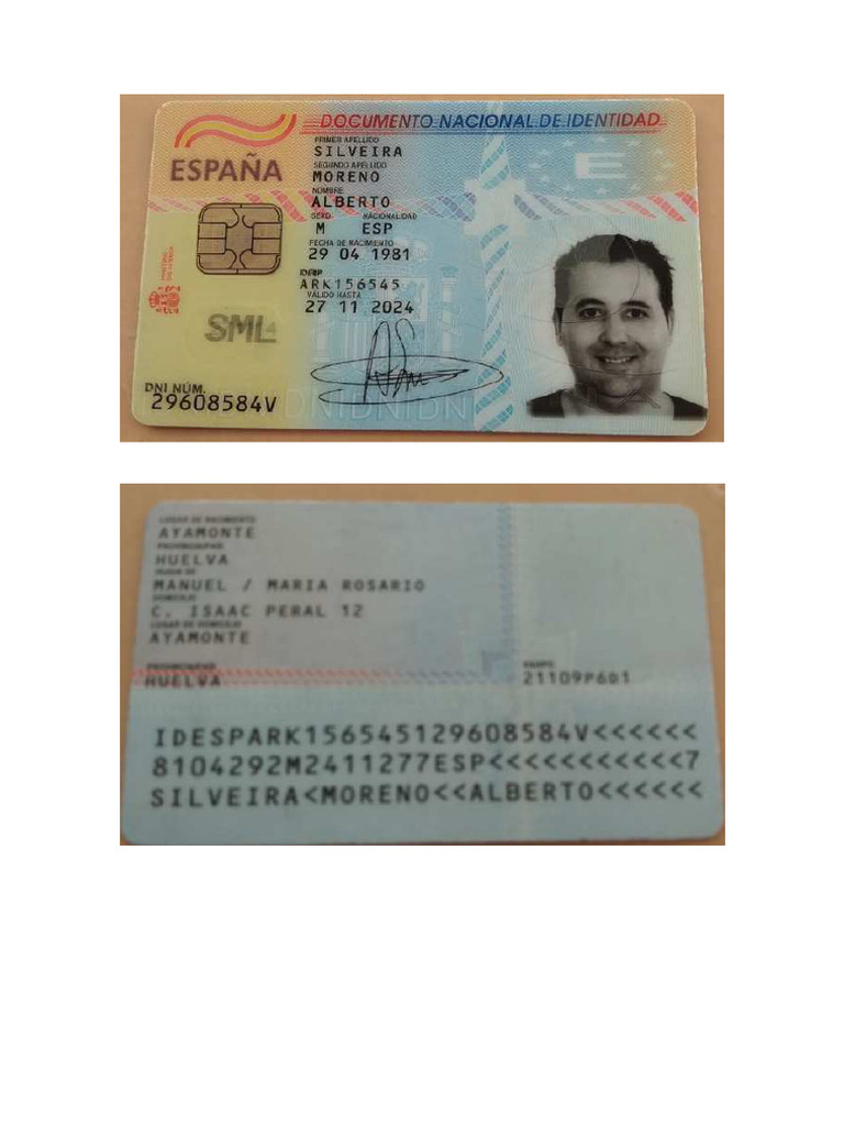 Dni Nuevo Titular | PDF