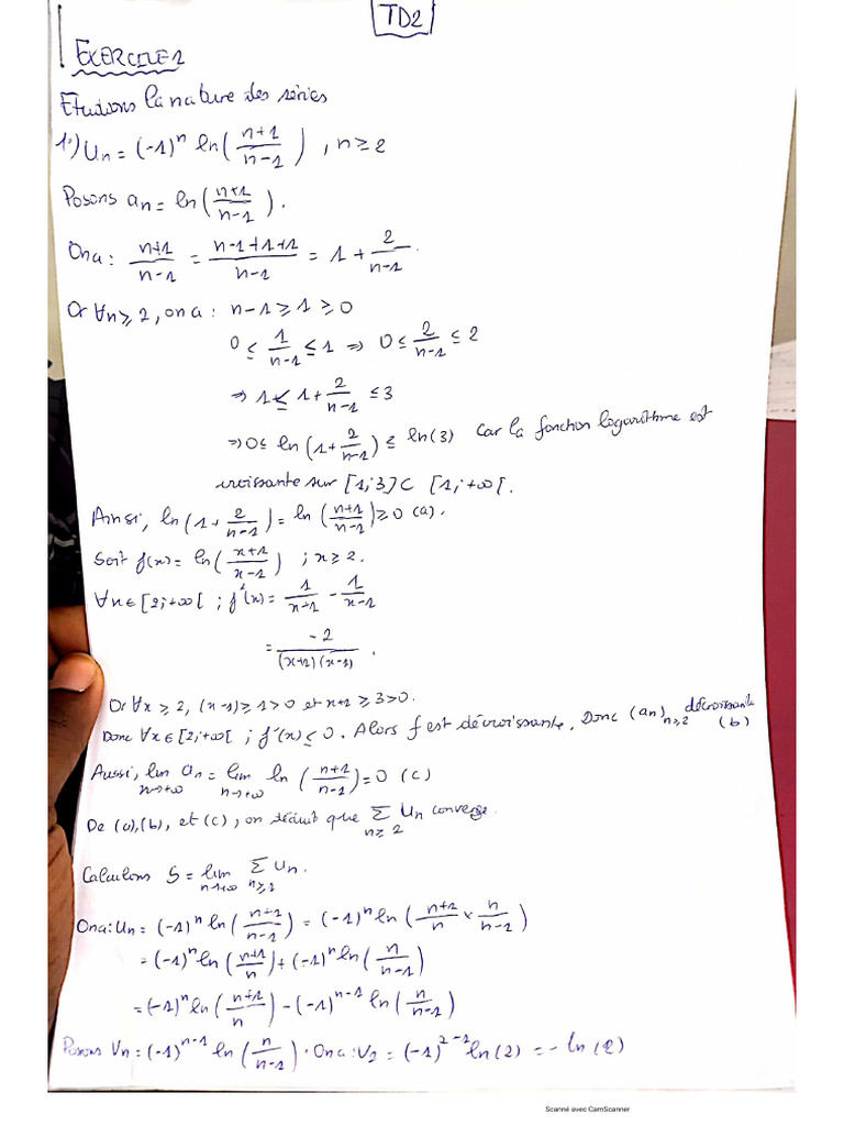 Correction Serie Entière | PDF