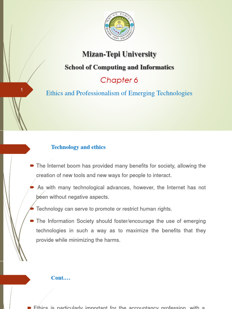 Ch6 - Ethics | PDF | Privacy | Internet Of Things