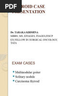 OSCE Thyroid Exam Guide | PDF | Thyroid | Neck
