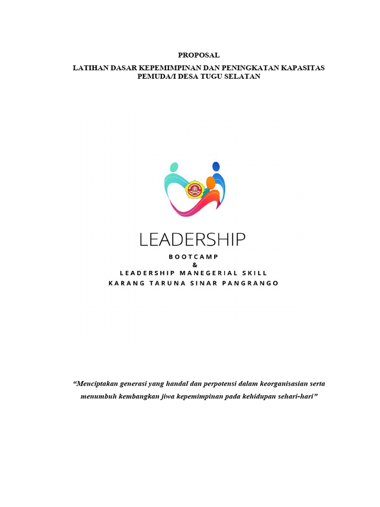 Rancangan Proposal LDK 2024 Create Teh Siti | PDF