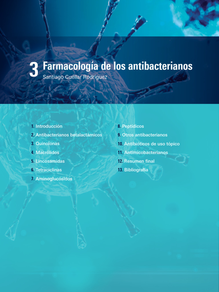 Farmacologia de Los Antibacterianos | PDF | Beta lactamasa | Las bacterias