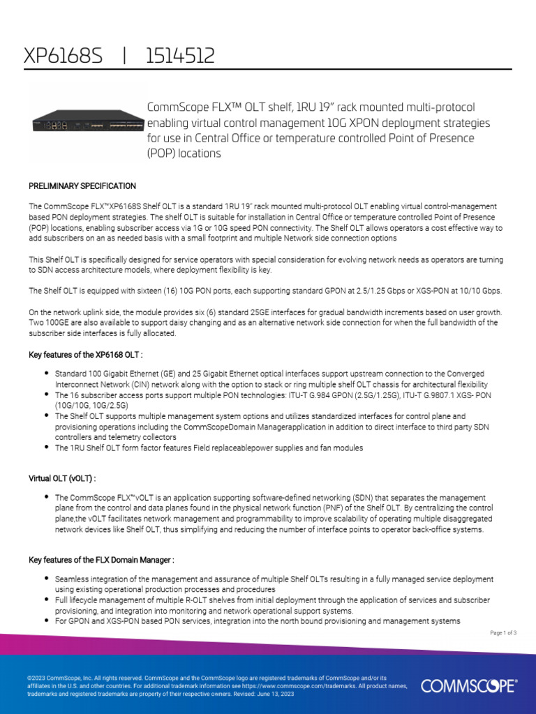 XP6168S Product Specifications | PDF | Information And Communications ...