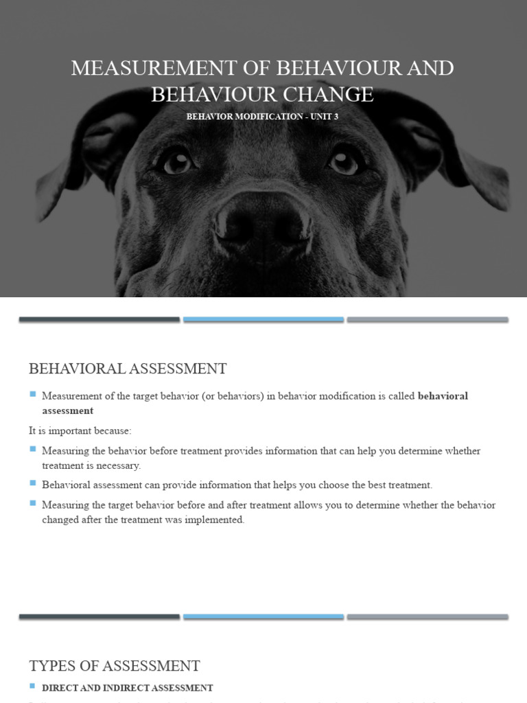 Unit 3 | Download Free PDF | Behavior | Measurement