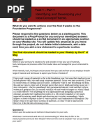 HUM 102 Final Project Template | PDF | Identity (Social Science) | Self ...