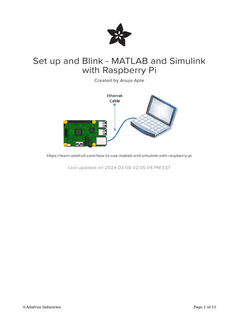 How To Use Matlab And Simulink With Raspberry Pi Download Free Pdf Matlab Raspberry Pi 2426