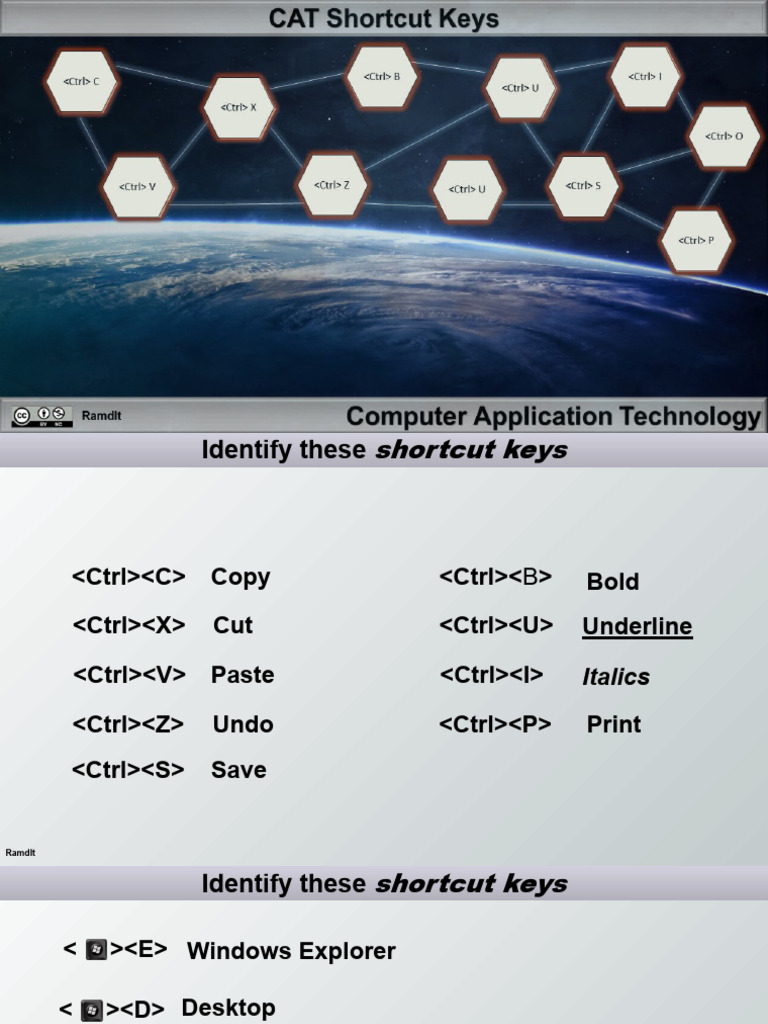 CAT Shortcut Keys | PDF
