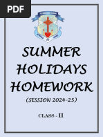 Holiday Homework UKG | PDF