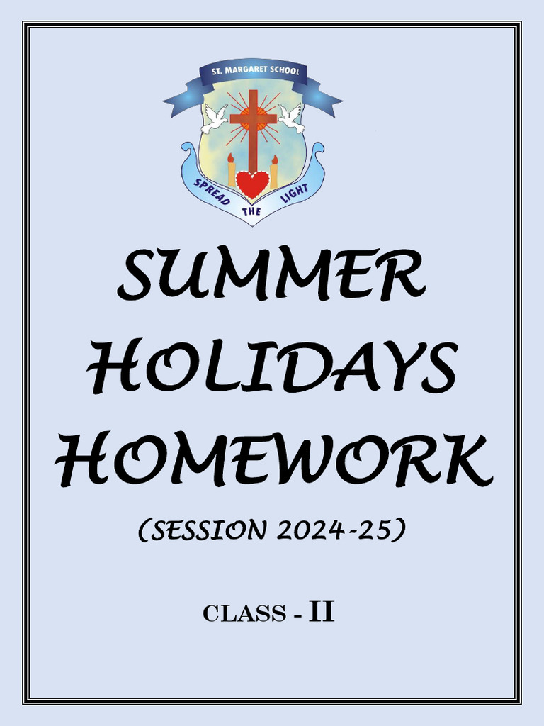 Holiday HW Class 2 | Download Free PDF | Plural | Noun