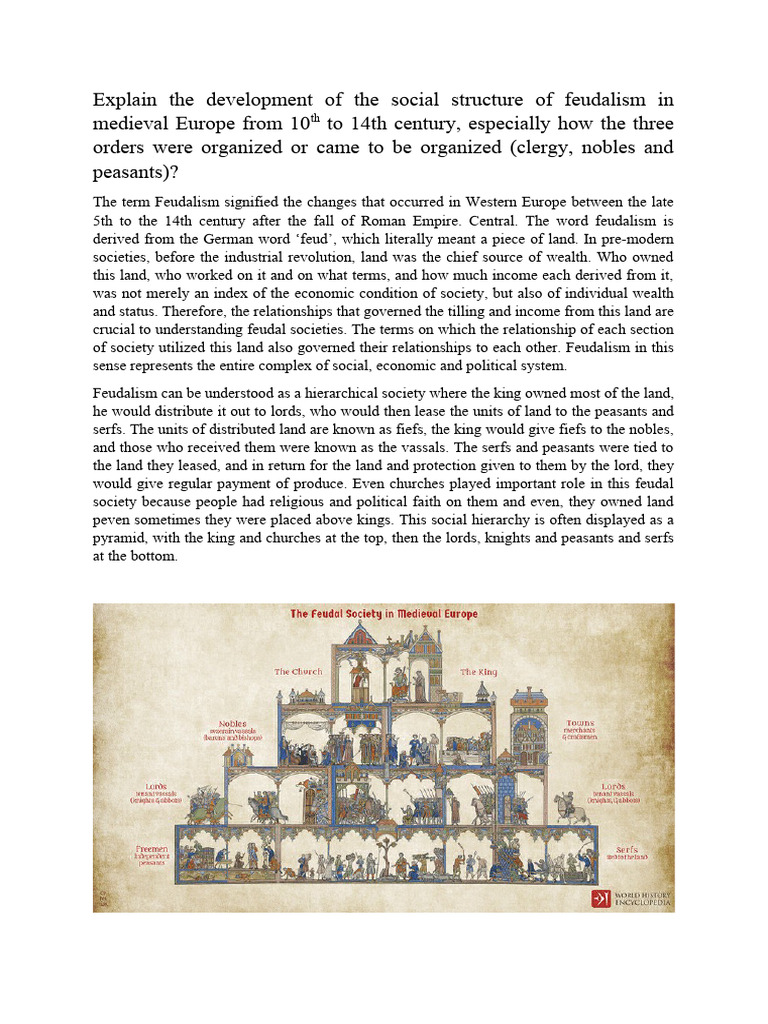Serfs in Feudal Social Structure | PDF | Serfdom | Feudalism