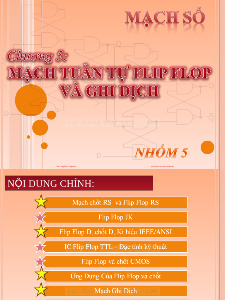 Slide.mach Tuan Tu Flip Flop Va Ghi Dich [Cuuduongthancong.com] | PDF
