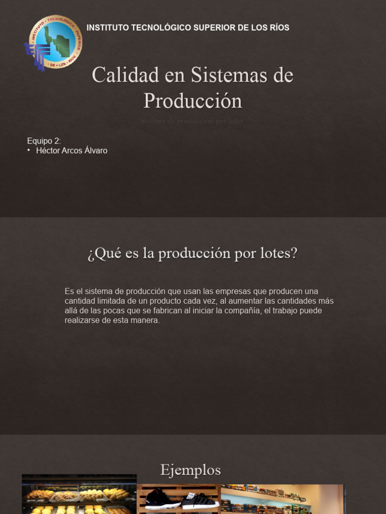 Producción por Lotes: Ventajas y Desventajas | PDF