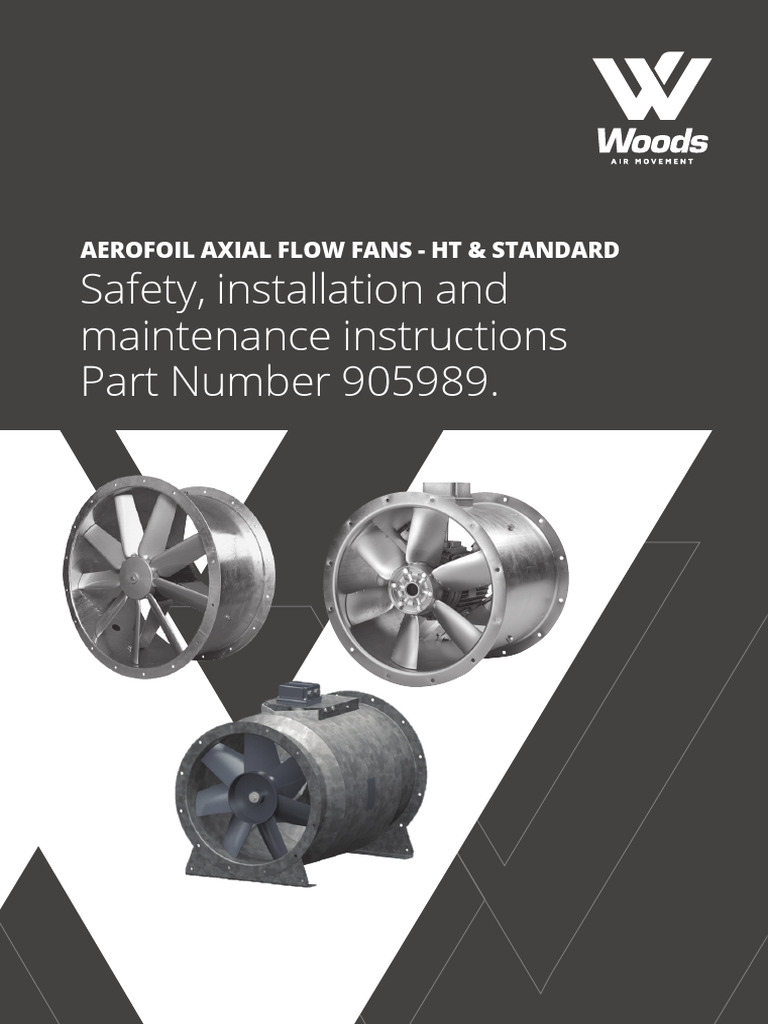 AEROFOIL AXIAL FLOW FANS Guide | PDF | Bearing (Mechanical ...
