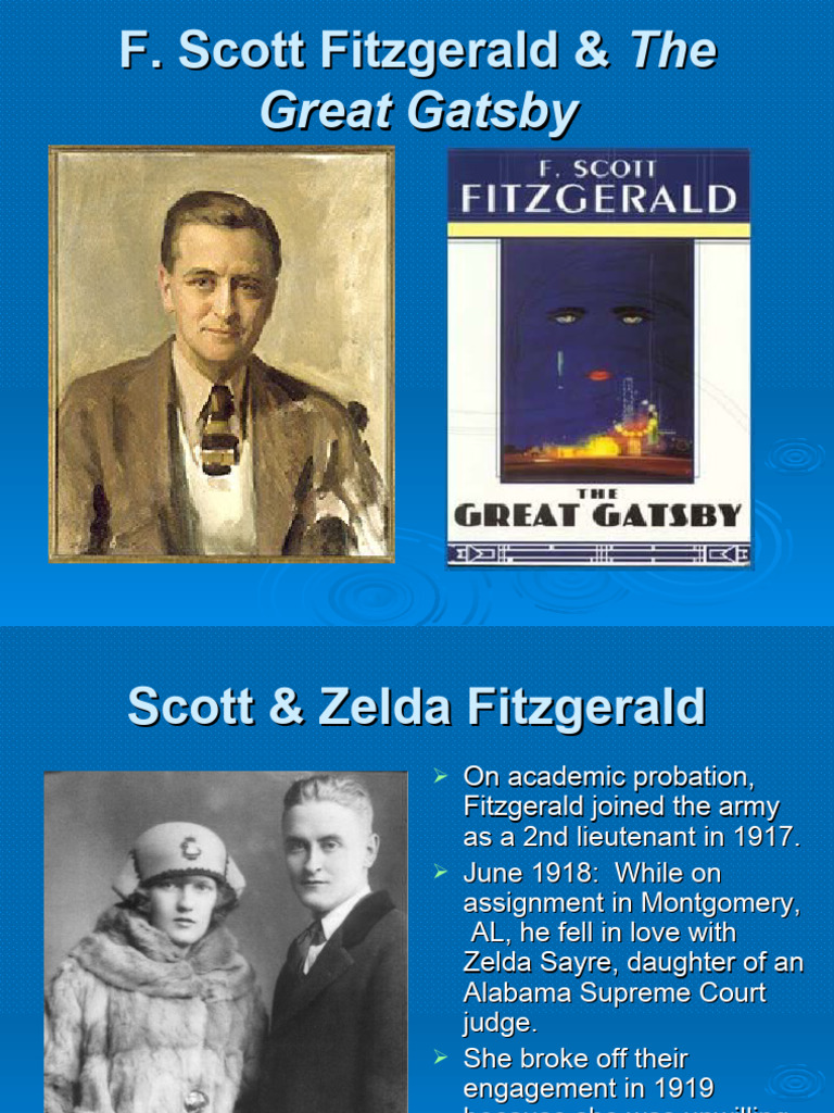 Gatsby Intro | PDF | Zelda Fitzgerald | F. Scott Fitzgerald