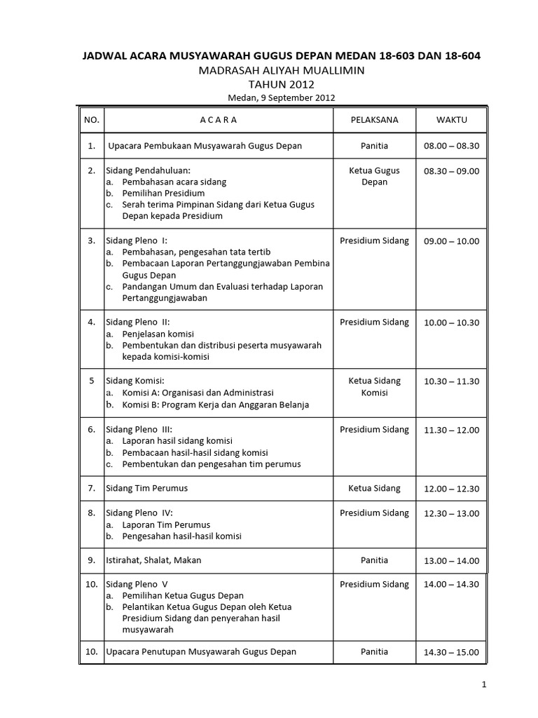 Contoh Bahan Mugus | PDF