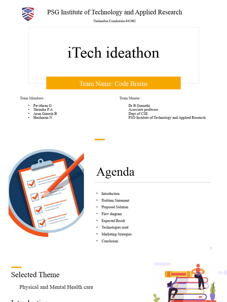 Itech Ideathon | PDF | Learning | Mentorship