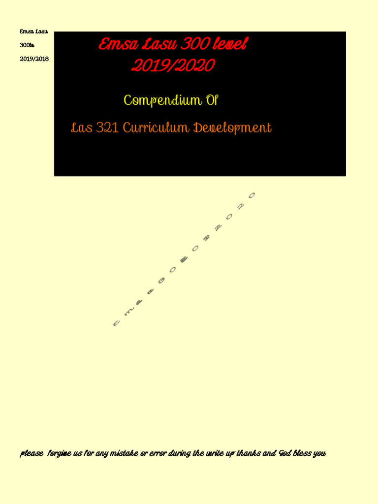 Las 321 Compendium | PDF | Curriculum | Goal