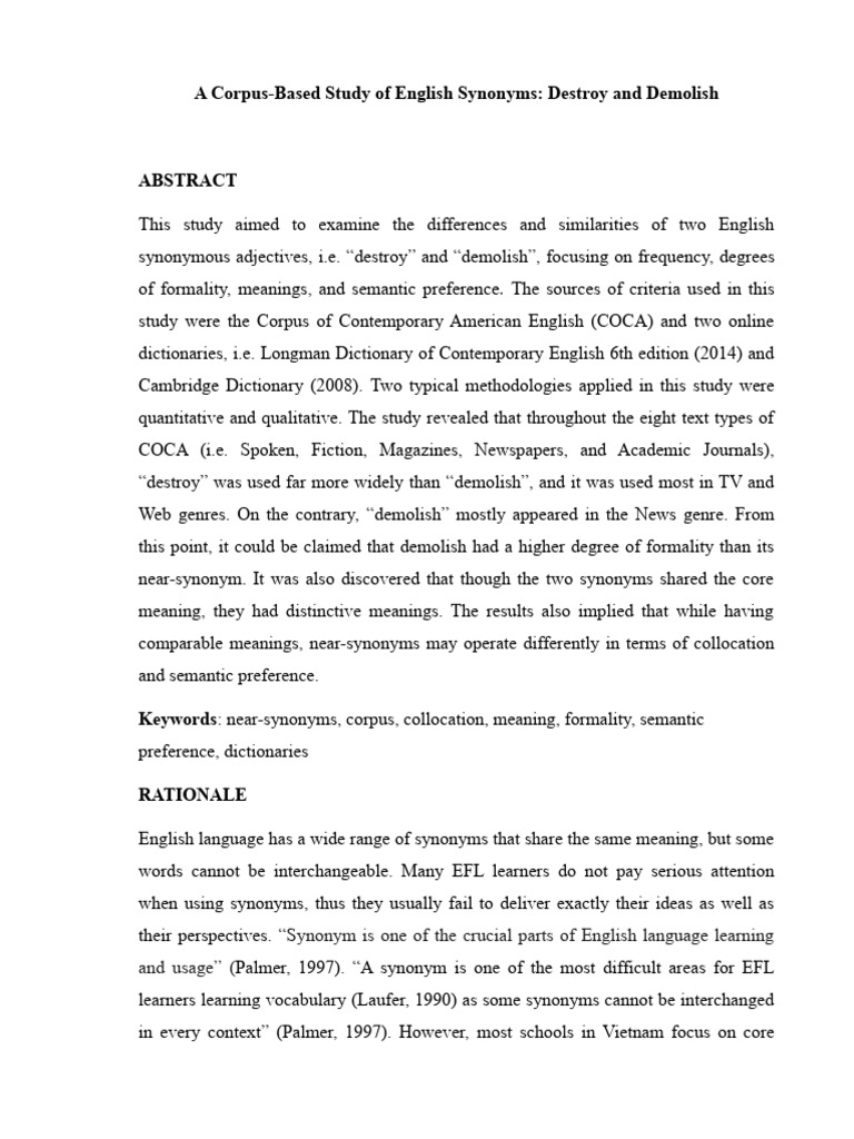 End-Of-Term Corpus Linguistic Project | PDF | Semantics | English Language