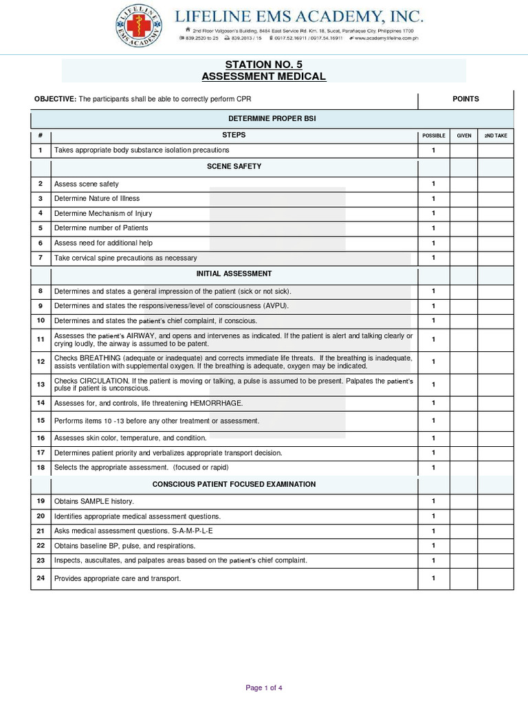 ASSESSMENT | PDF | Cardiopulmonary Resuscitation | Breathing