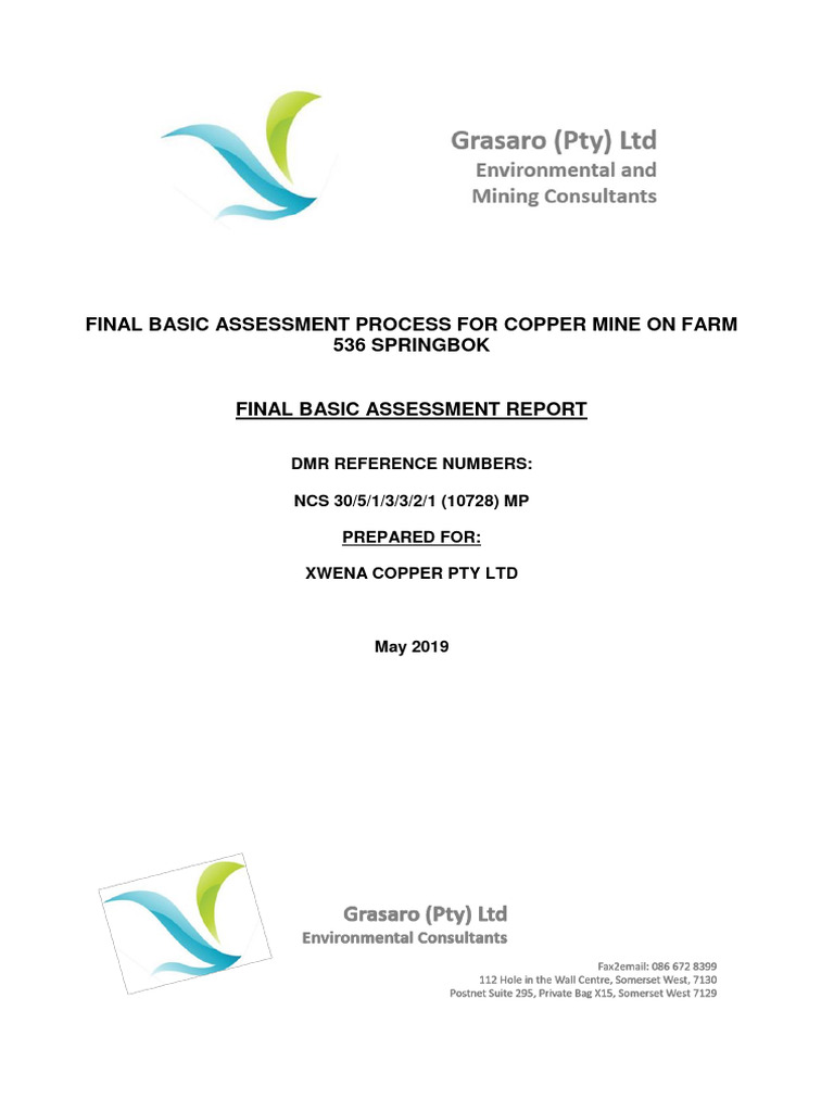 Final Nema BAR EMPR - Springbok | Download Free PDF | Mining ...