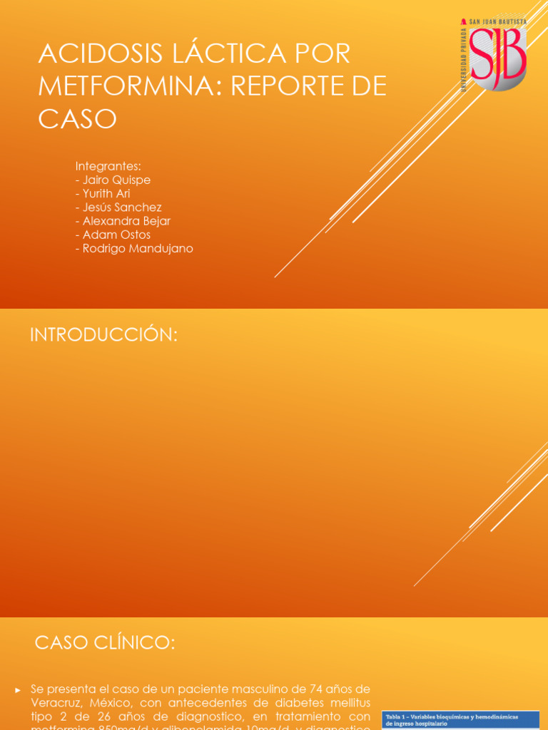 Acidosis Láctica Por Metformina-1. Y | Descargar gratis PDF | Ácido ...