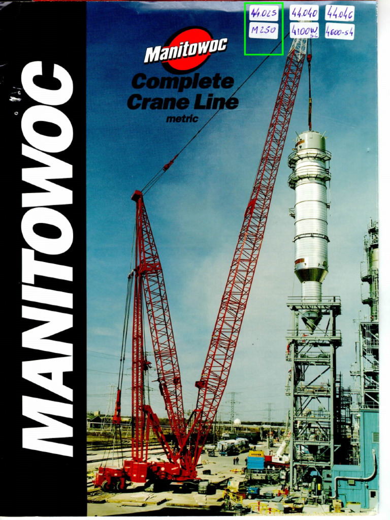 Manitowoc - M-250T (44.025) | PDF