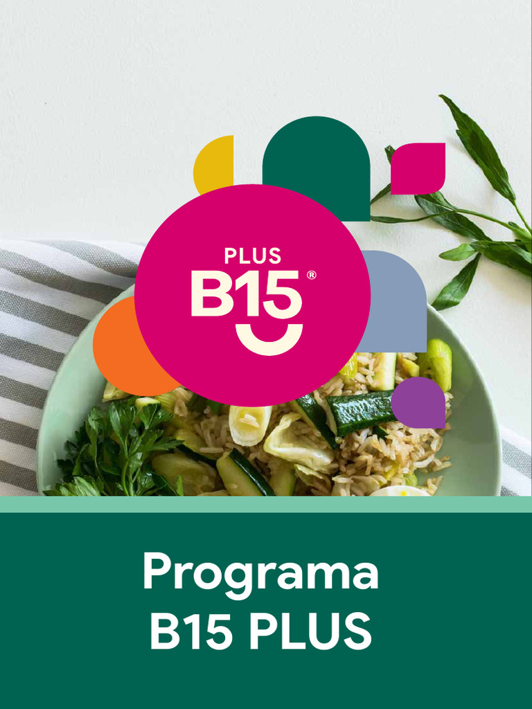 Programa B15 Plus | Descargar gratis PDF | Legumbre | Veganismo