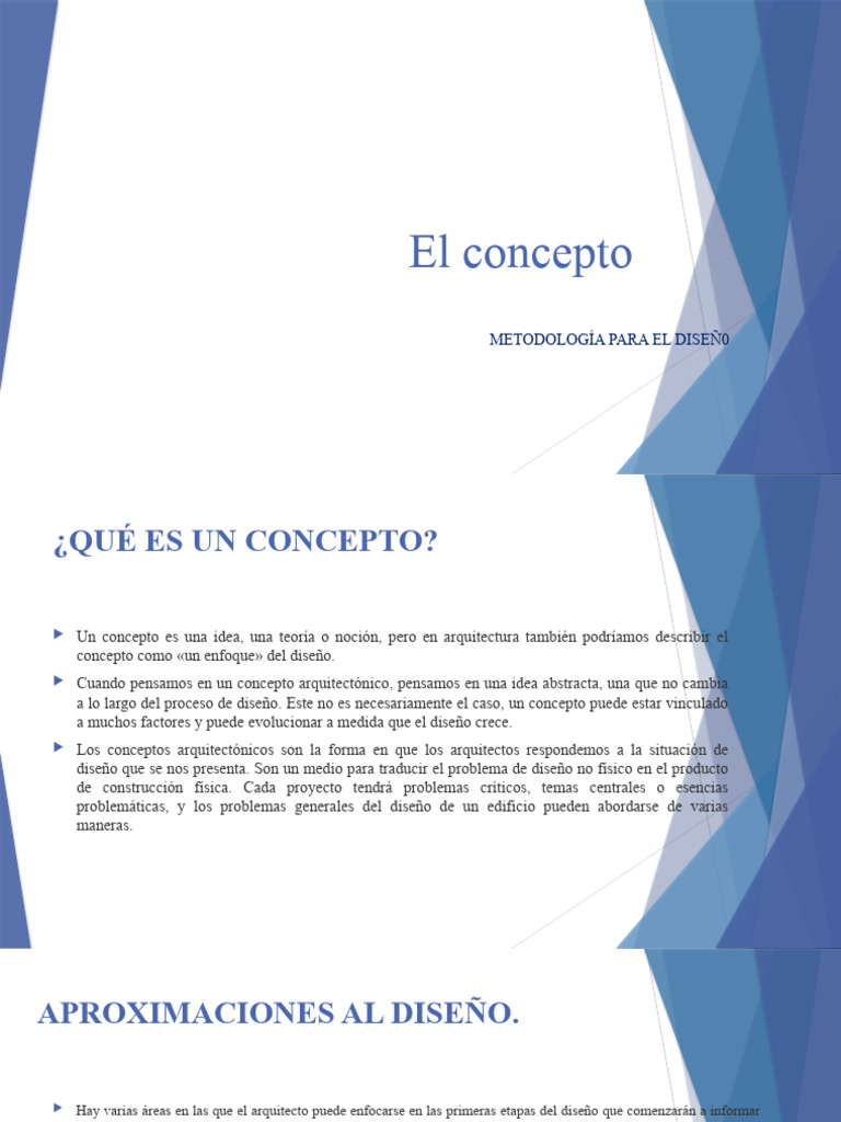 El Concepto | PDF | Diseño | Arquitecto