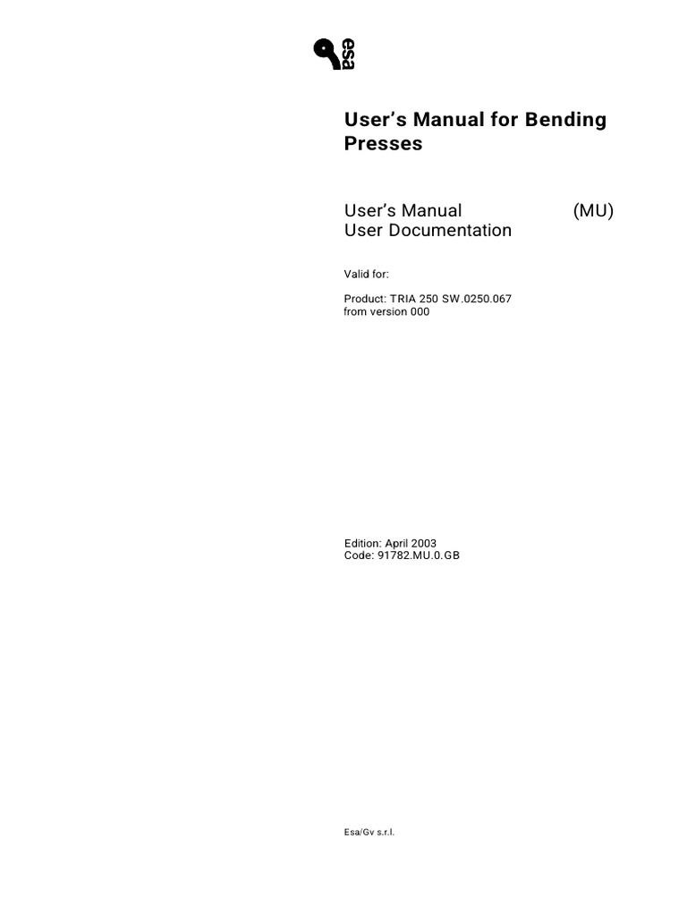 Tria 250 | Download Free PDF | Parameter (Computer Programming ...