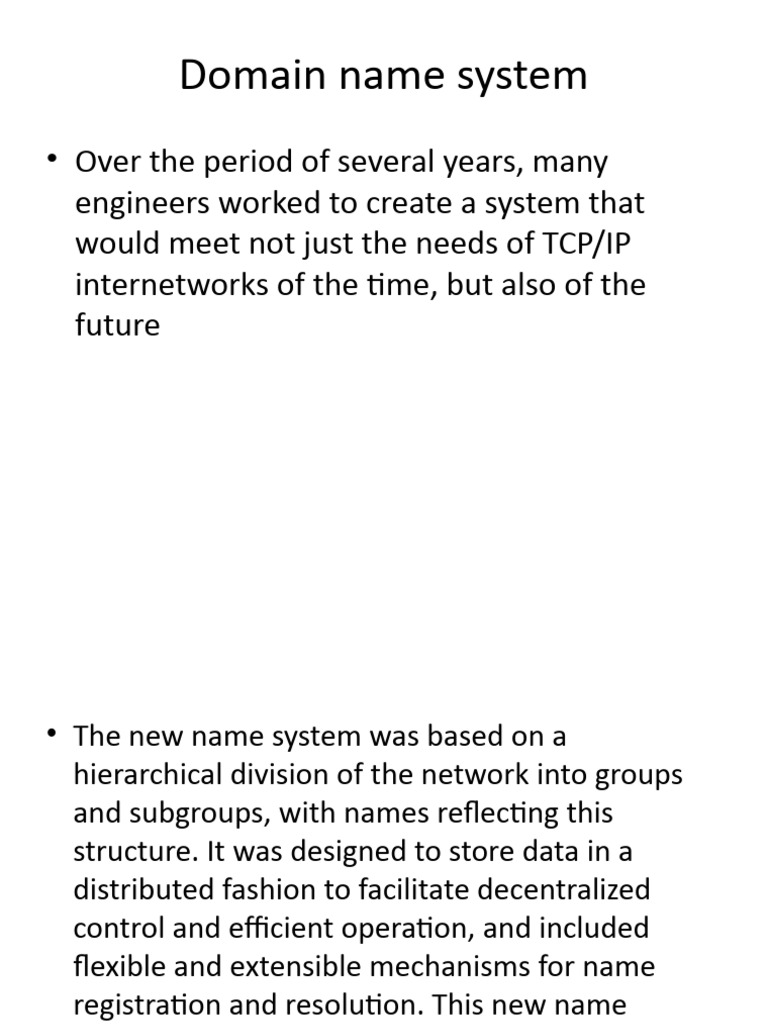 Domain Name System | PDF | Domain Name System | Computer Network