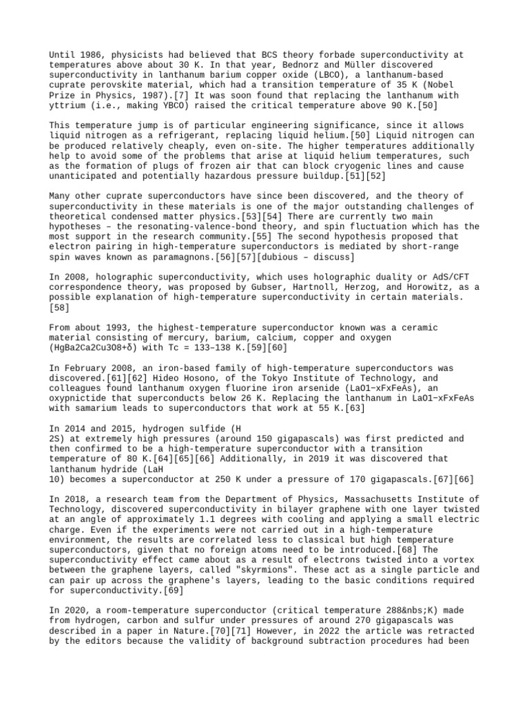 High-Temperature Superconductivity Advances | PDF | Superconductivity | High Temperature ...