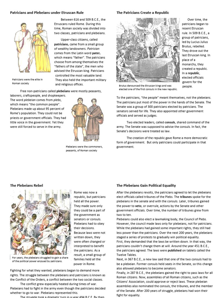 Ancient Rome: Class Struggles | PDF | Roman Republic | Ancient Rome