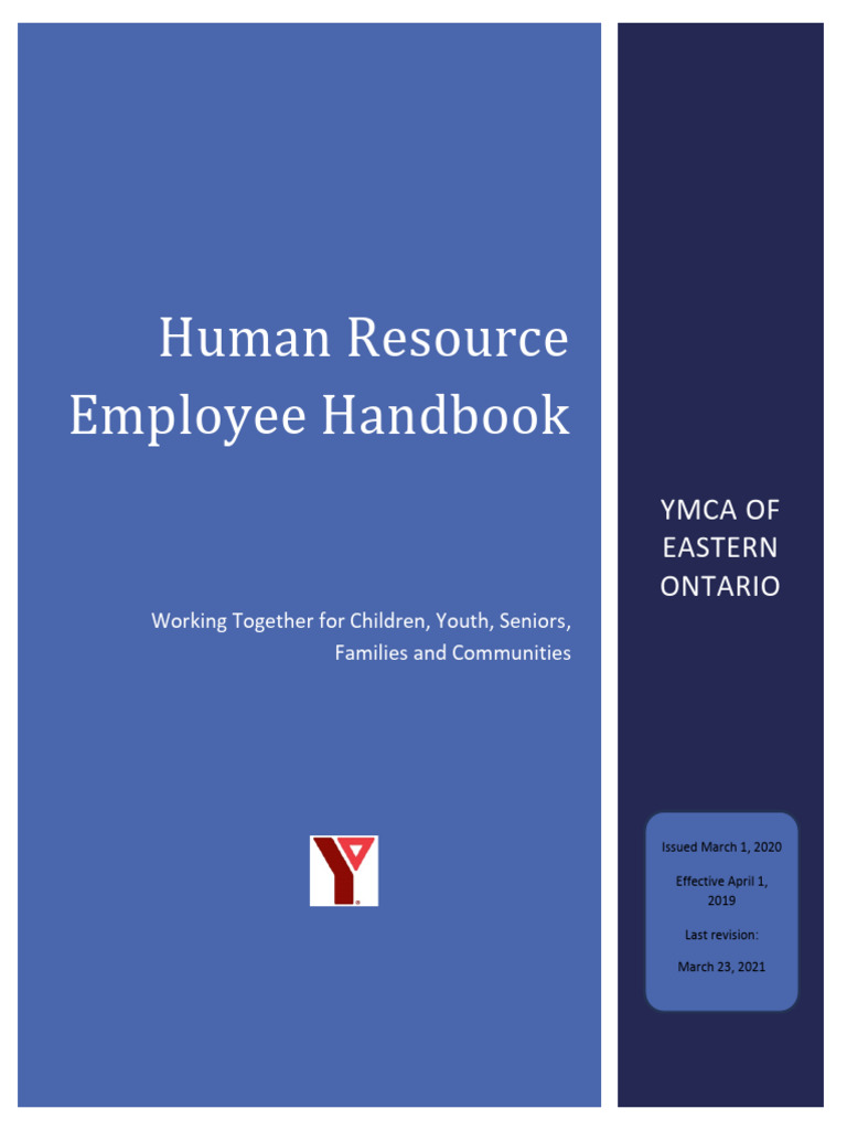 YEO - HR Employee Handbook Mar 2021 | PDF | Employment | Human Resources