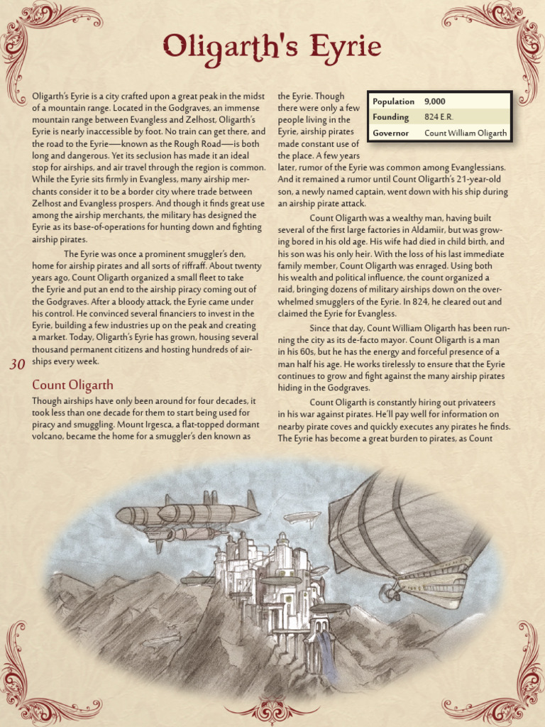 Oligarths Eyrie | PDF | Piracy | World Of A Song Of Ice And Fire