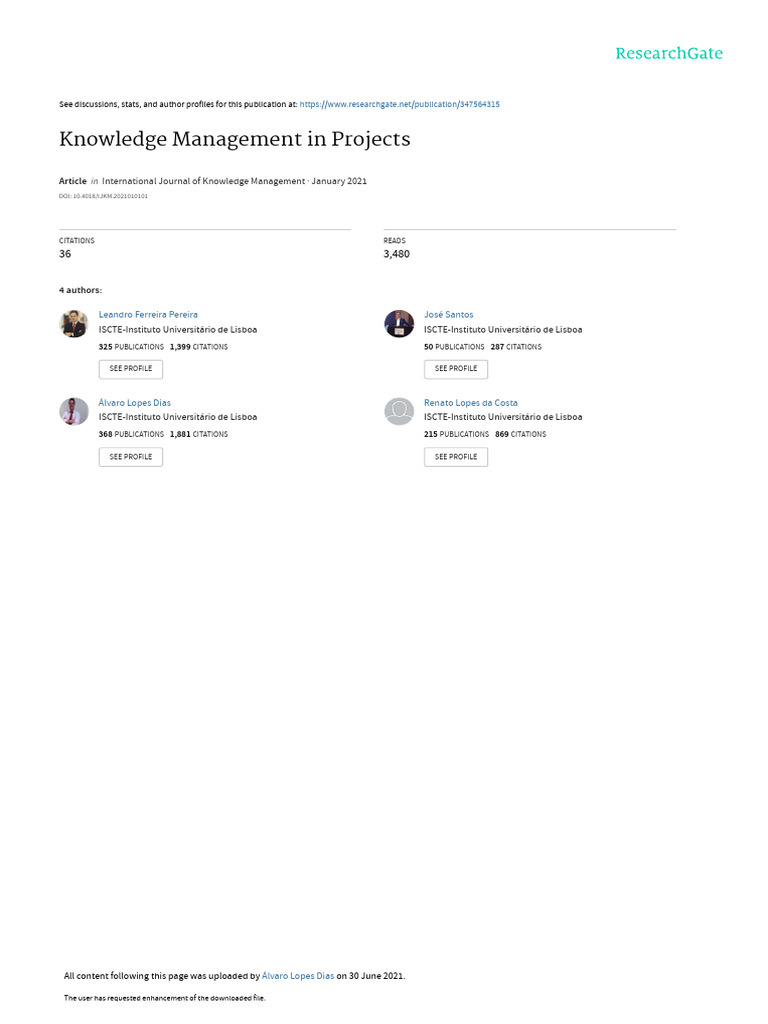 Knowledge Management | PDF | Knowledge Management | Knowledge