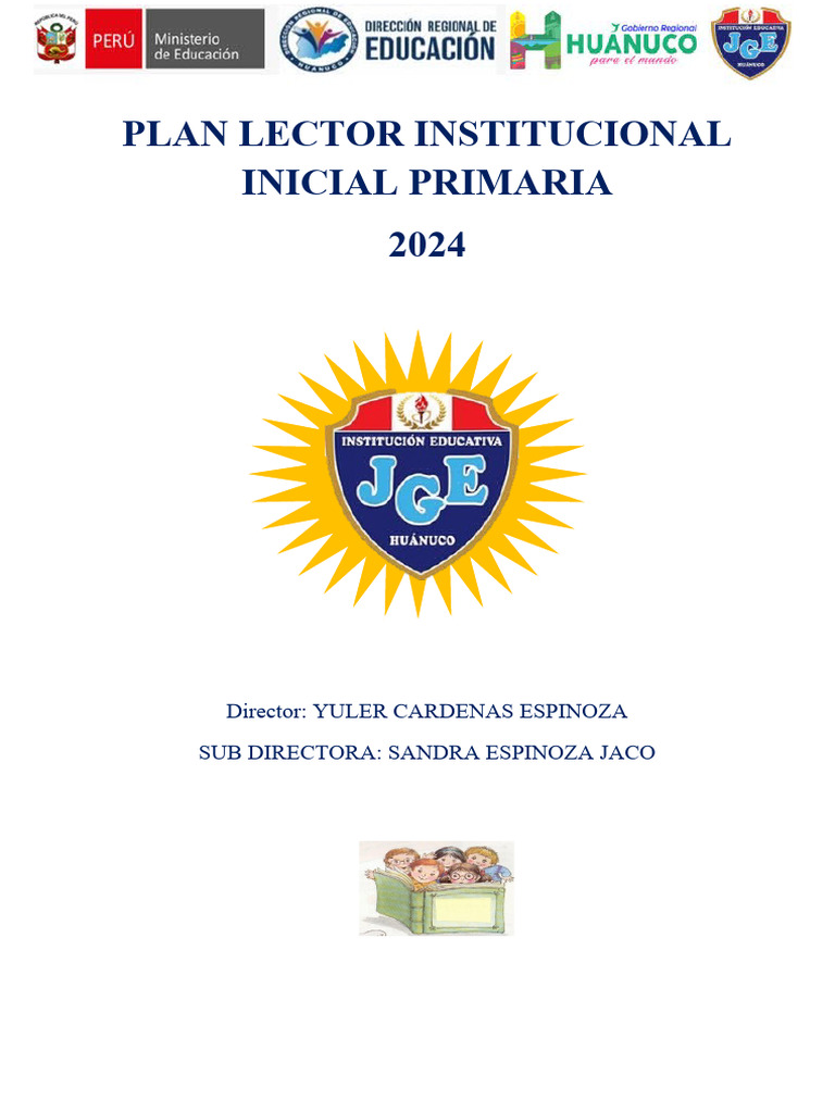 Plan Lector 2024 Inicial | PDF | Educación primaria | Comprensión lectora