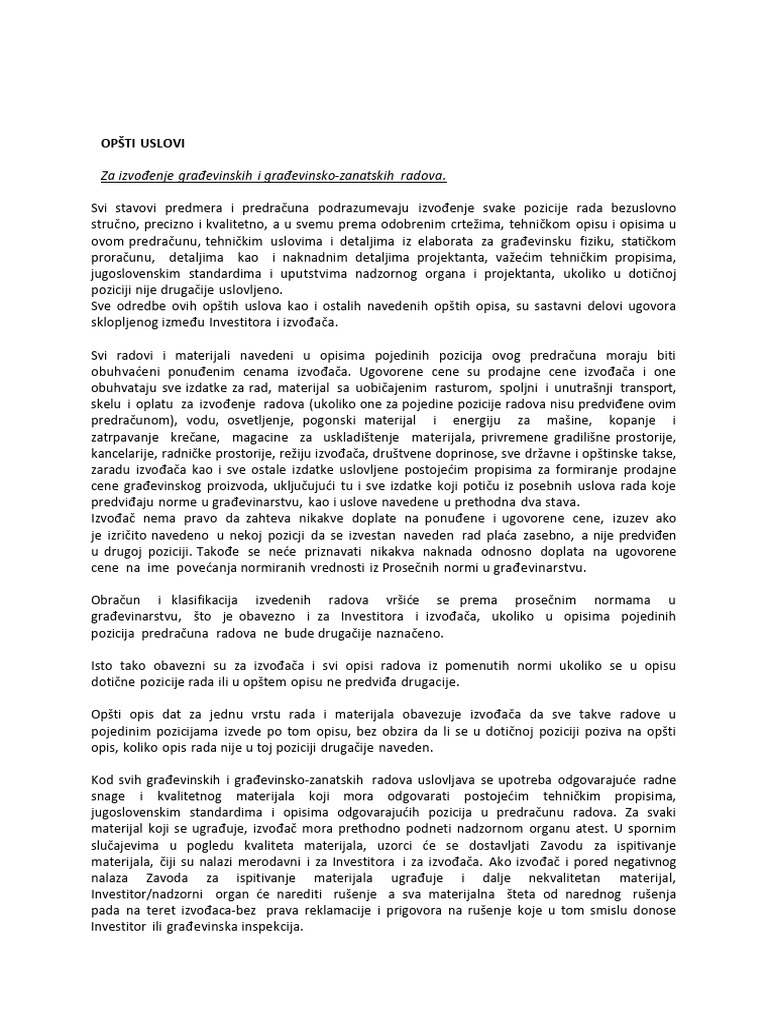 F - Opsti Opis | PDF