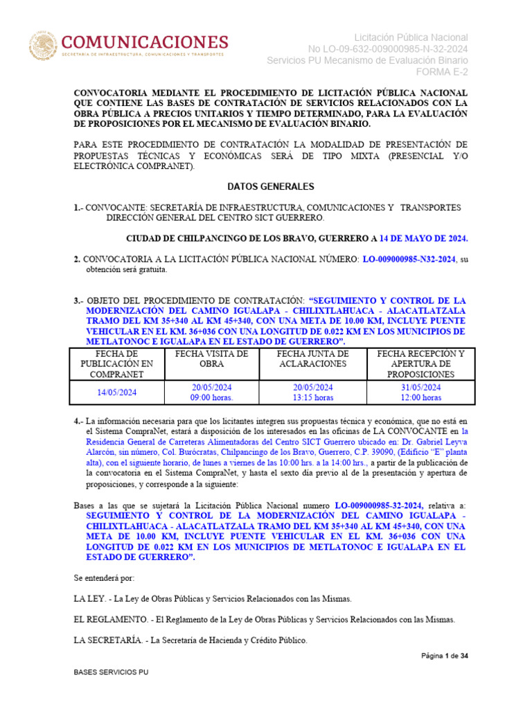 Convocatoria N32 | PDF | Presupuesto