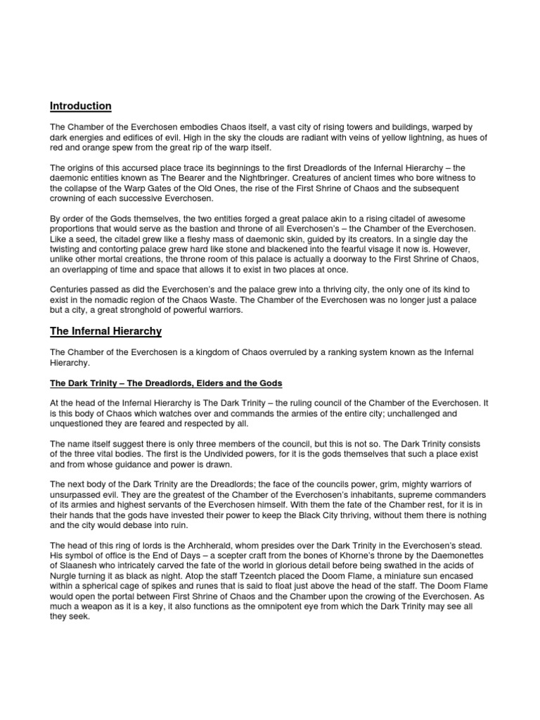 The Dark Trinity - The Dreadlords, Elders and The Gods | PDF | Magic ...