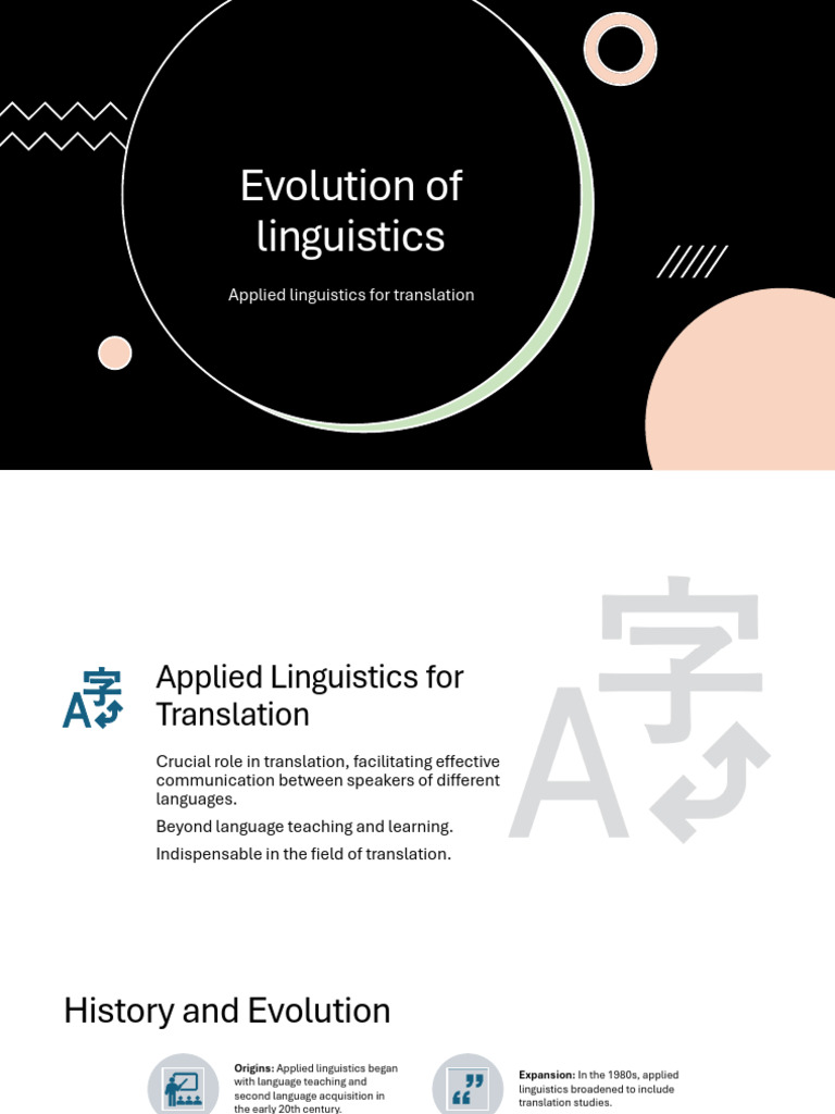 Development of Applied Linguitics For Translation | PDF | Linguistics ...