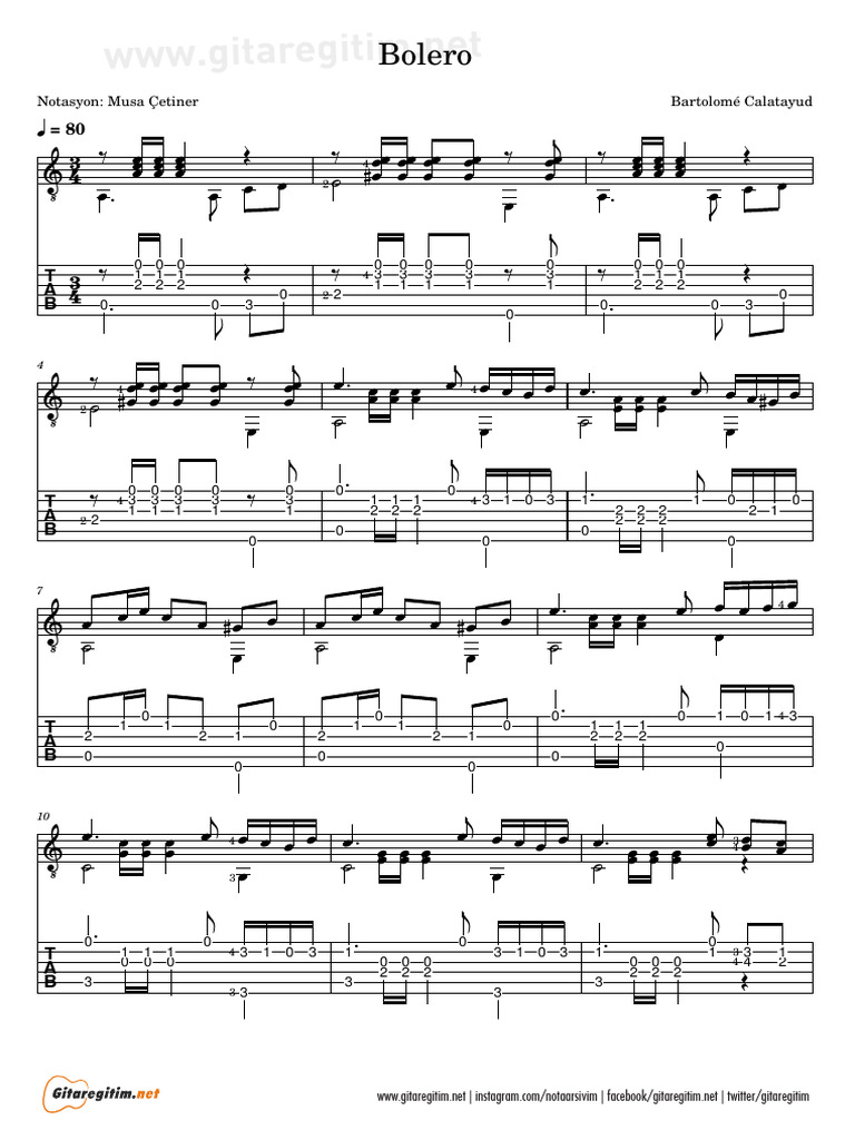 Calatayud Bolero Tab | PDF