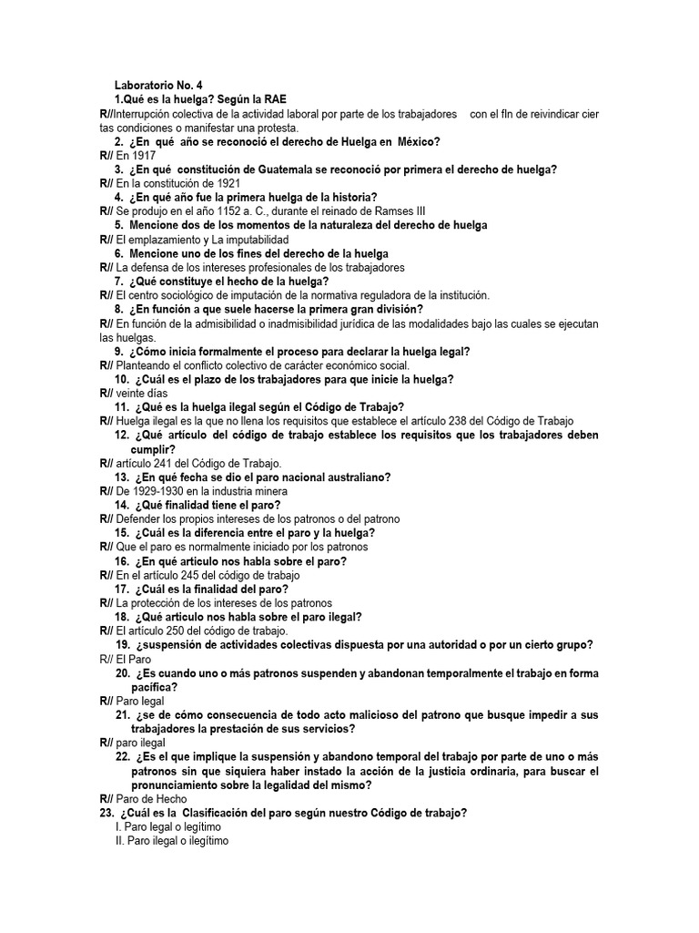 Laboral Final | PDF | Bienestar | Guatemala