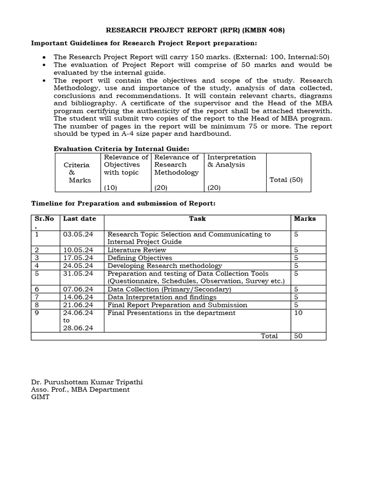 Research Project Report Guidelines | PDF | Methodology | Science