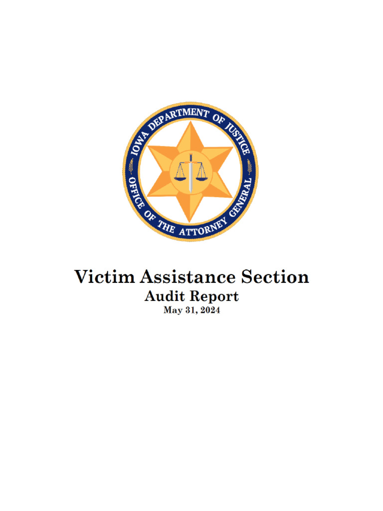 Victim Assistance Section Audit Report | PDF