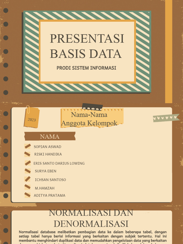 Normalisasi dan Denormalisasi Database | PDF