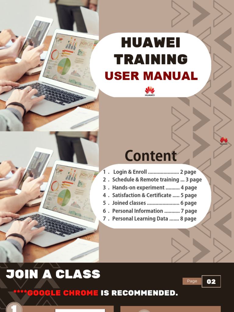 Huawei Training User Manual-ENG | PDF | Login | Information Technology