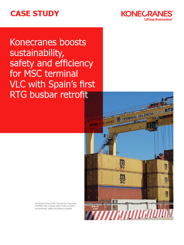 Konecranes Case Study MSC Terminal Valencia - 6418 - v2 | PDF | Computers